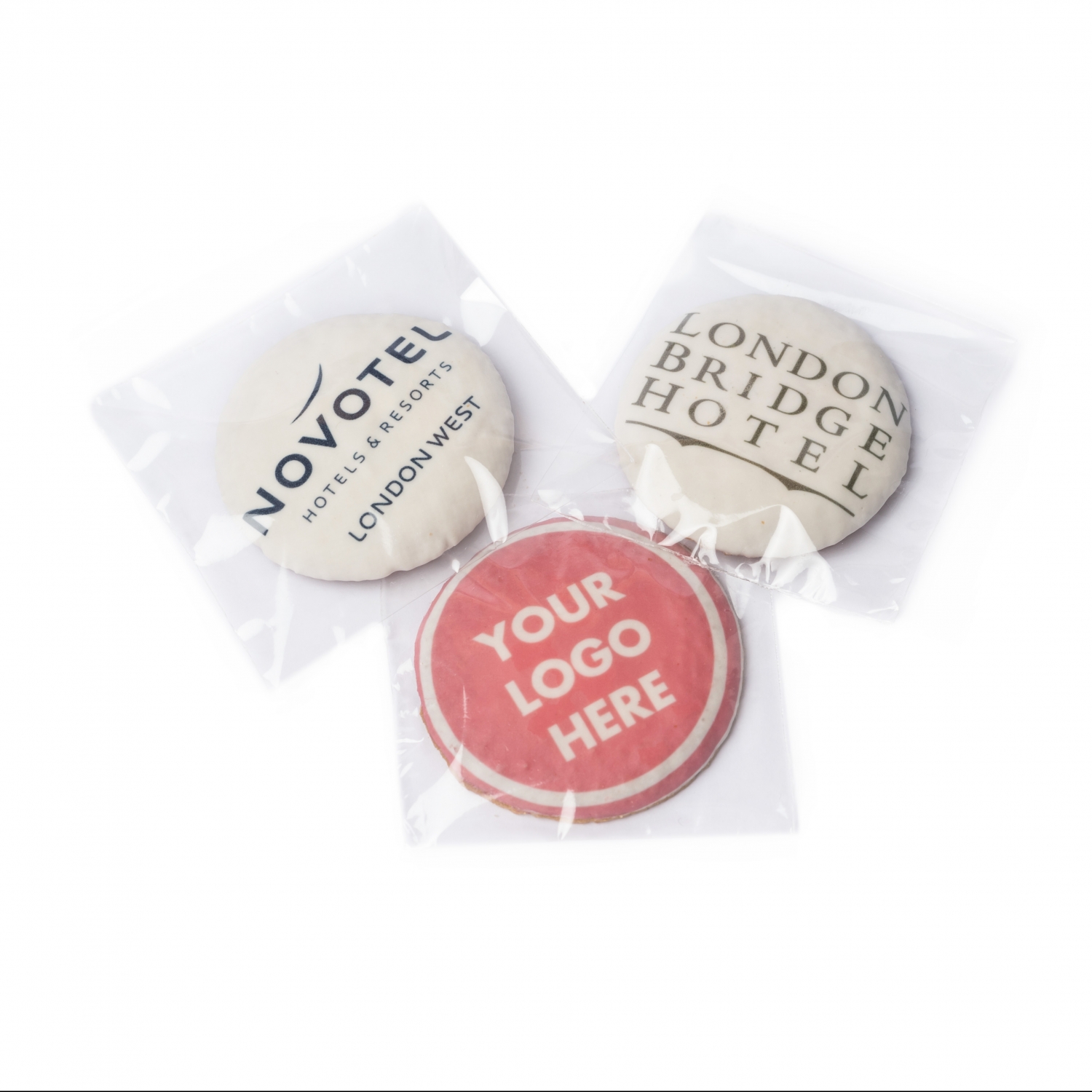 Iced Logo Branded Shortbread Cookie | Sycal | Branded Biscuits