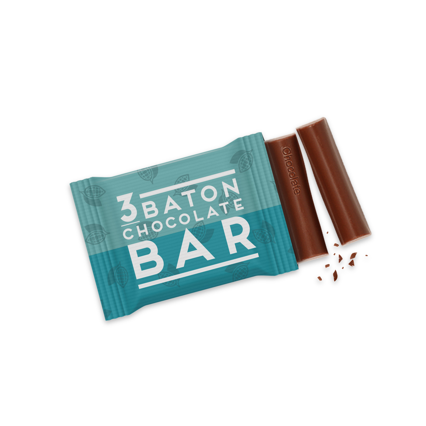 Branded 3 Baton Chocolate Bar | Sycal | Promotional Confectionery