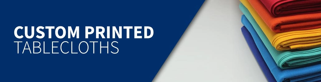 Custom Printed Tablecloths | Sycal | Custom Printed Merchandise