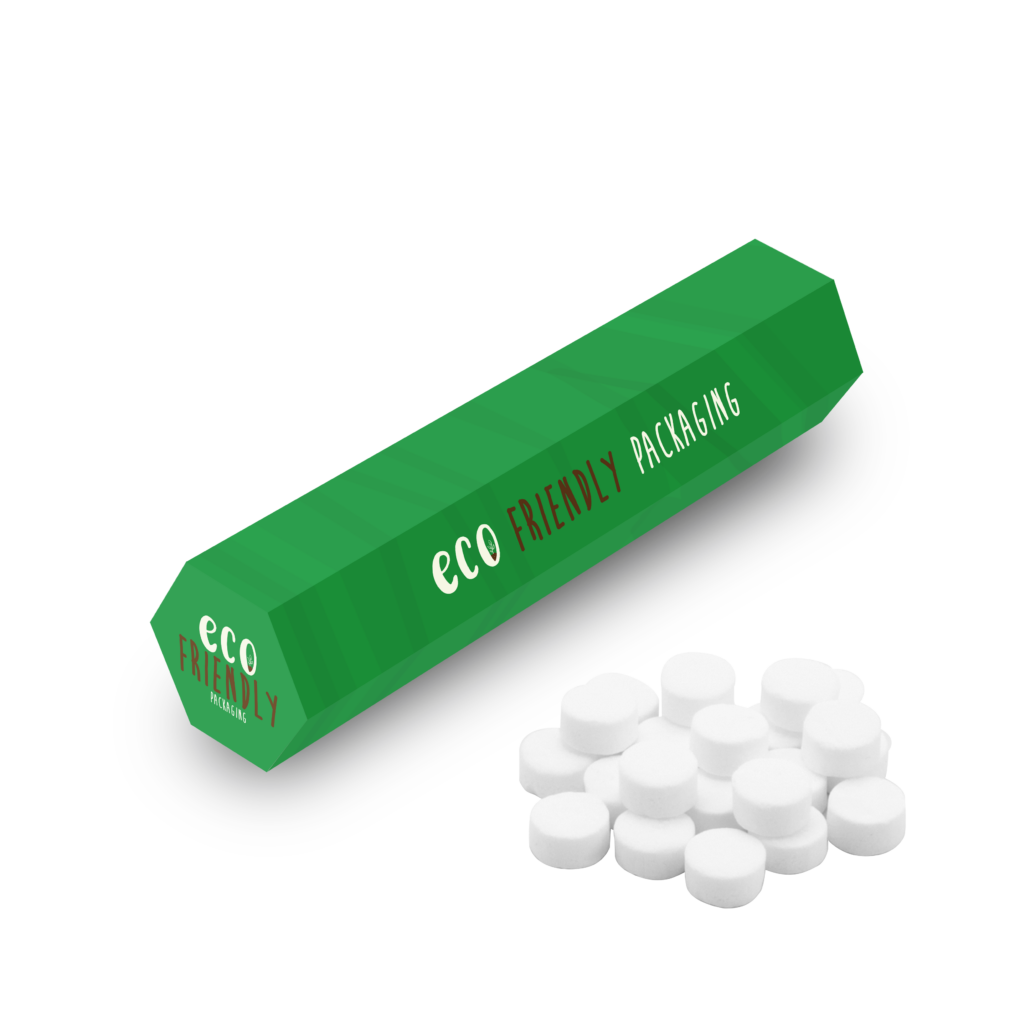Eco Hex Tube Midi Mints | Sycal Promotional Merchandise