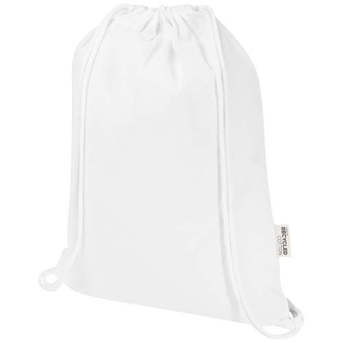 Oregon Blend 140 g/m GRS recycled drawstring bag 5L | Sycal Promotional ...